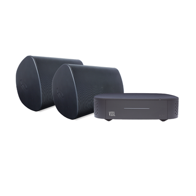 KIT Amplificador VSSL A1X | 2 Bocinas para Montaje Superficial de 6in ...