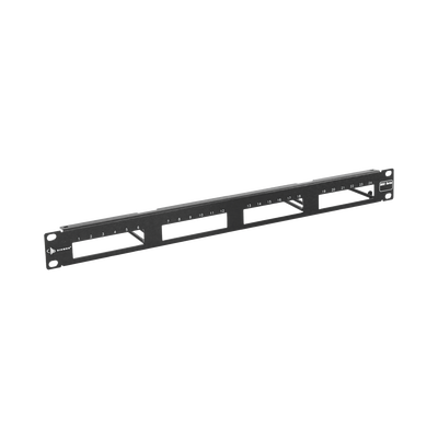 Patch Panel MAX Modular (vacío), SIEMON MX-PNL-24 de 24 Puertos, Plano, 1UR - dis-consulting.com